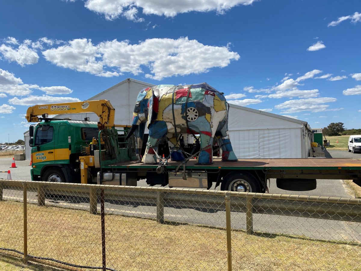 RAC Elephant Move - Green and Gold Hiab Hire